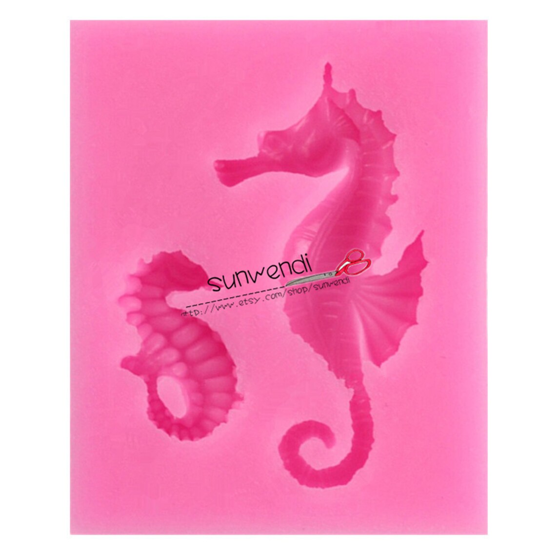 Silicone Seashell Sea Life Fondant and Candy Cake Baking Mold for Cake ...