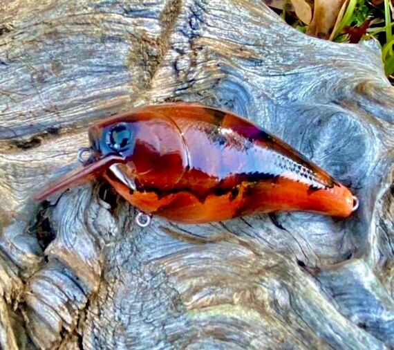 Custom Painted GRAFFITI CRAW LEGENDARY 2.5 Shallow Diver - Etsy