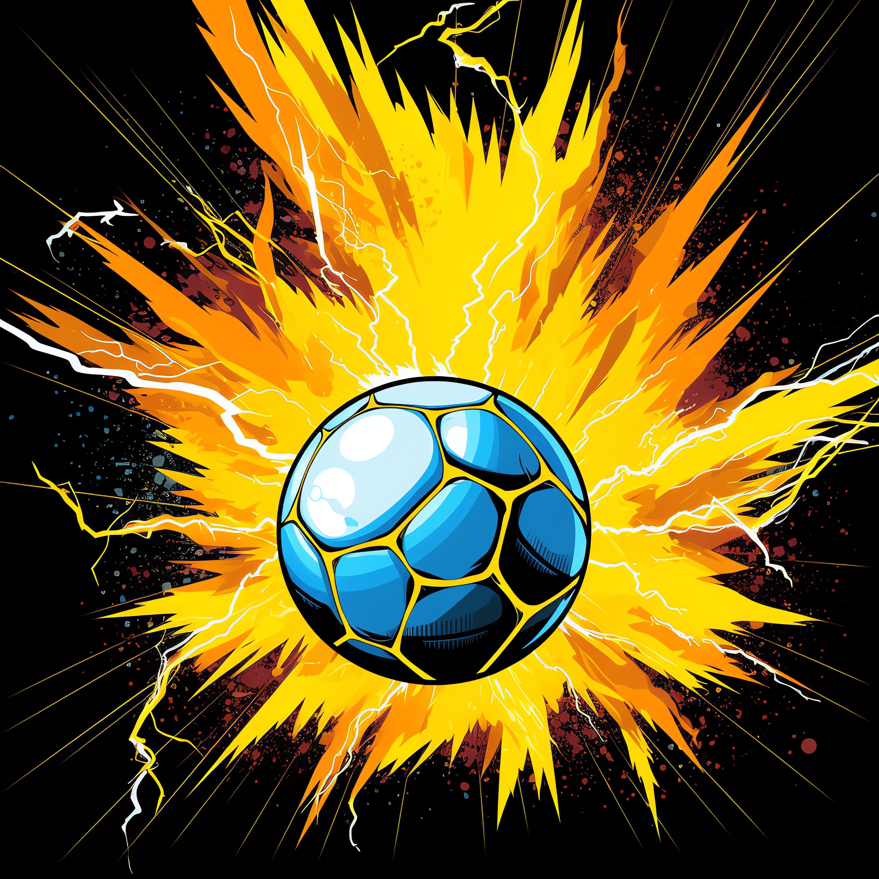 Soccer Lightning Bolt PNG Clipart - 45 High Quality PNG - Instant ...