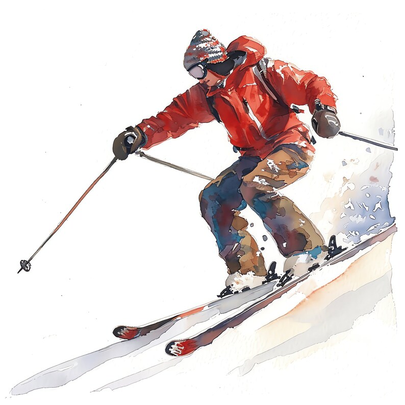 Ski Instructor PNG Clipart Bundle 50 High Quality PNG Instant Download ...