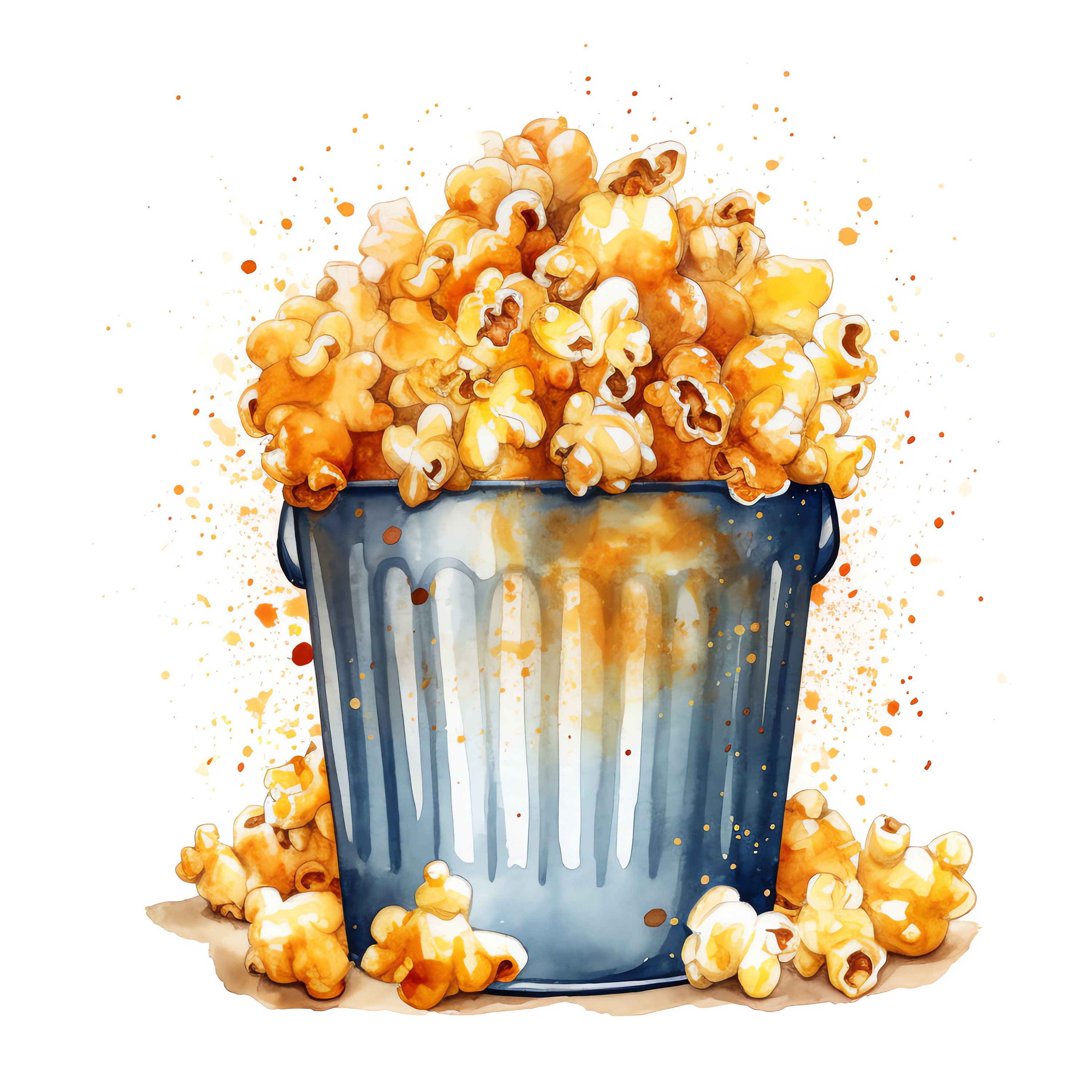 Popcorn Clipart - 40 High Quality Jpgs - Digital Download - Card Making ...