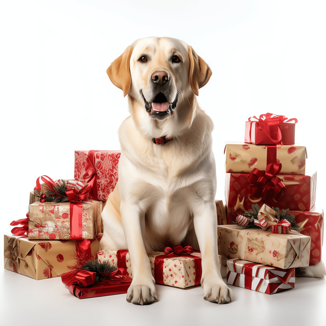 Christmas Labrador Retriever PNG Photo Clipart Bundle 39 - Etsy