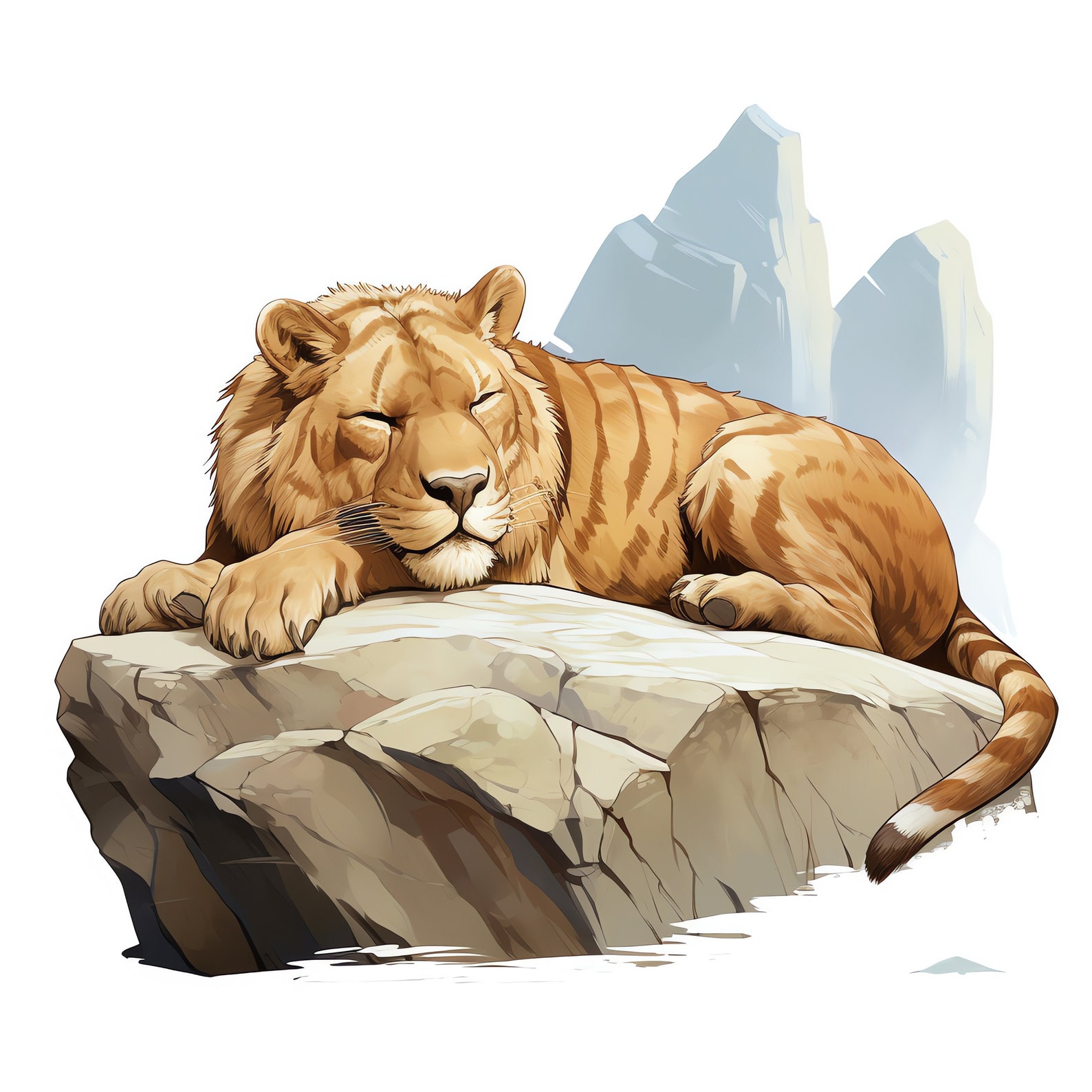 Sabertooth Clipart 40 High Quality Jpgs Digital Download Card Making ...