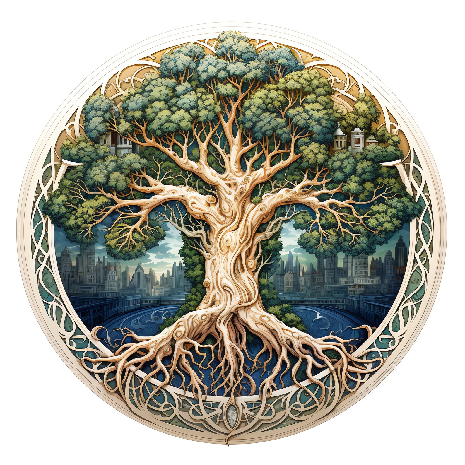 Tree of Life Mega Pack Clipart - 200 High Quality Jpgs - Digital ...