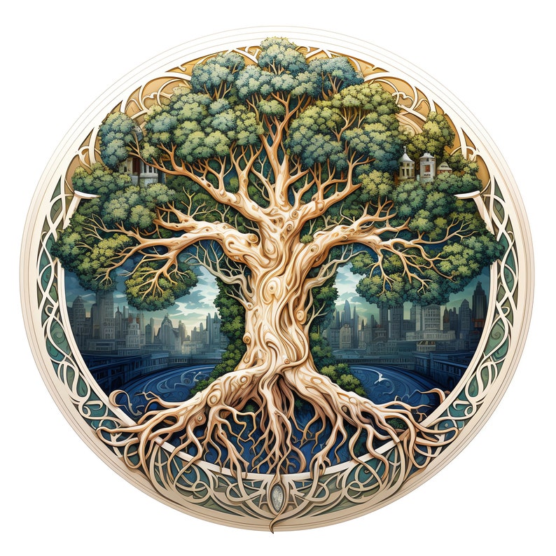 Tree of Life Mega Pack Clipart - 200 High Quality Jpgs - Digital ...