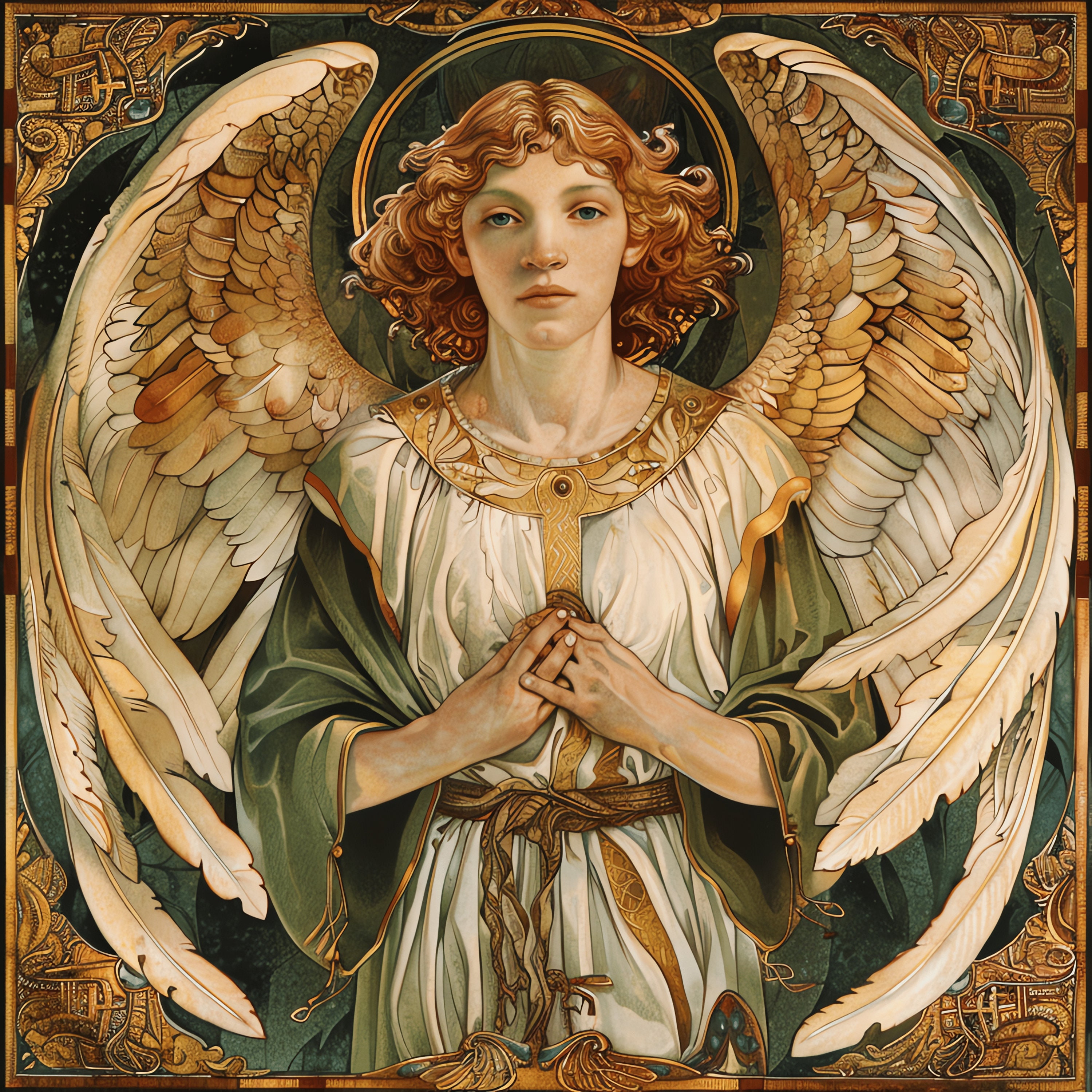 Pre-raphaelite Archangel PNG Bundle - 33 High Quality PNG - Instant ...
