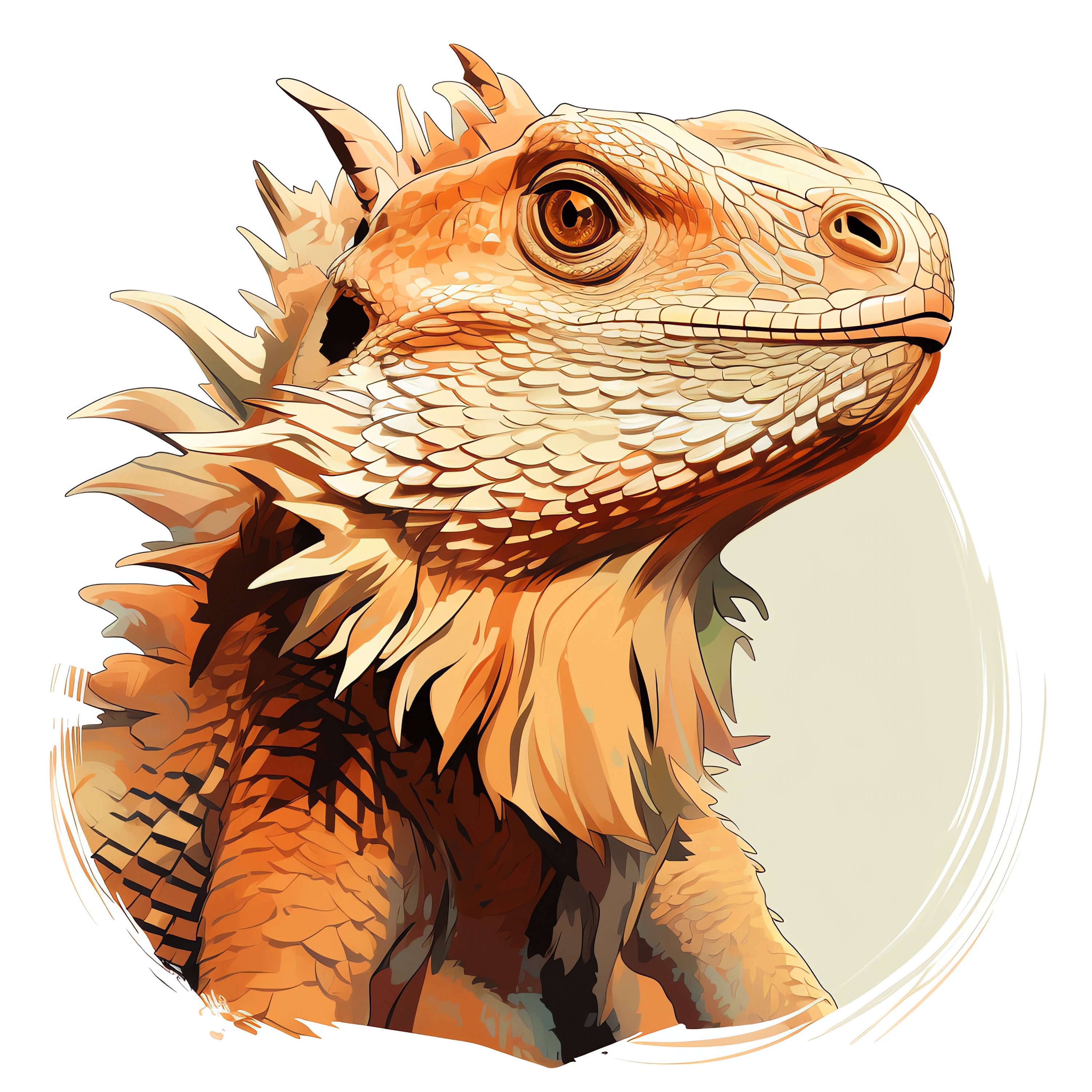 Bearded Dragon Clipart 35 High Quality Jpgs Digital Download Card ...