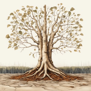 Renaissance Tree With Roots PNG Clipart Bundle - 45 High Quality PNG ...