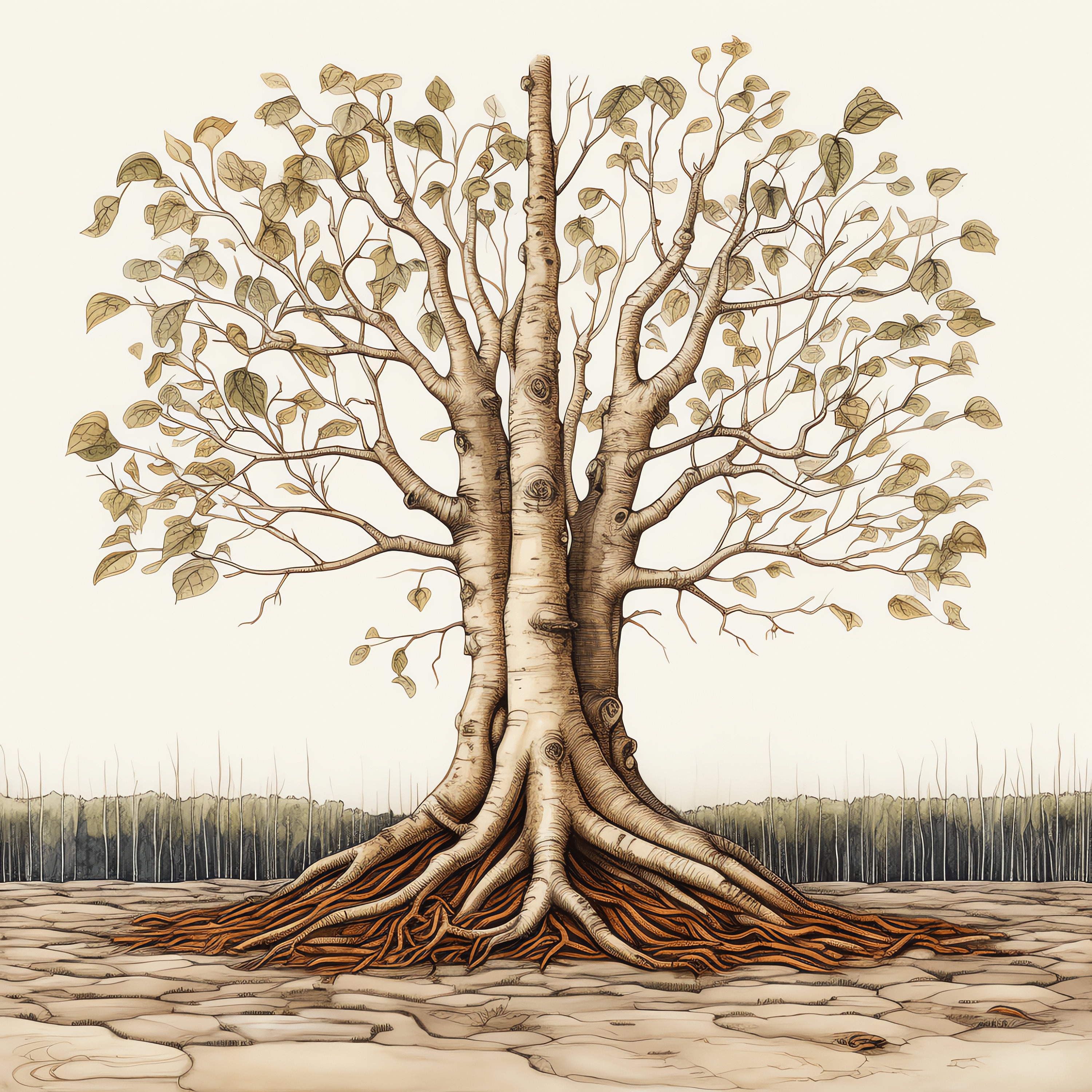Renaissance Tree With Roots PNG Clipart Bundle 45 High Quality PNG ...