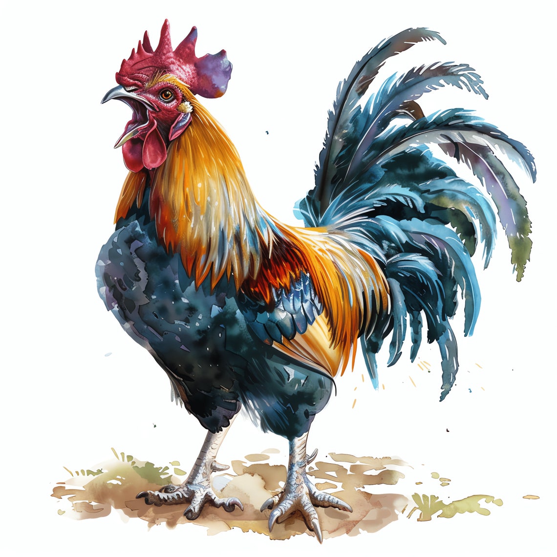 Angry Rooster PNG Clipart Bundle 46 High Quality PNG Instant Download ...