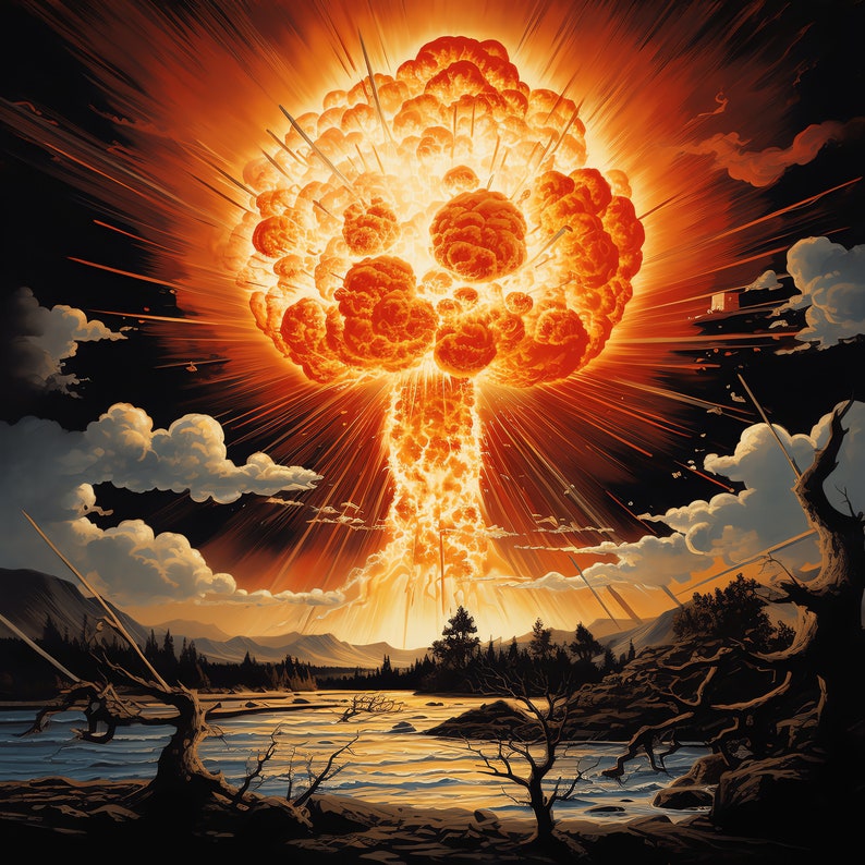 Nuke PNG Clipart 45 High Quality PNG Instant Download Card Making ...