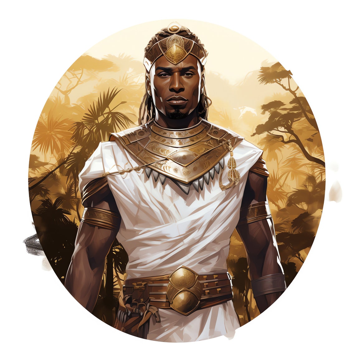 African Warrior Prince Clipart 45 High Quality Jpgs - Etsy