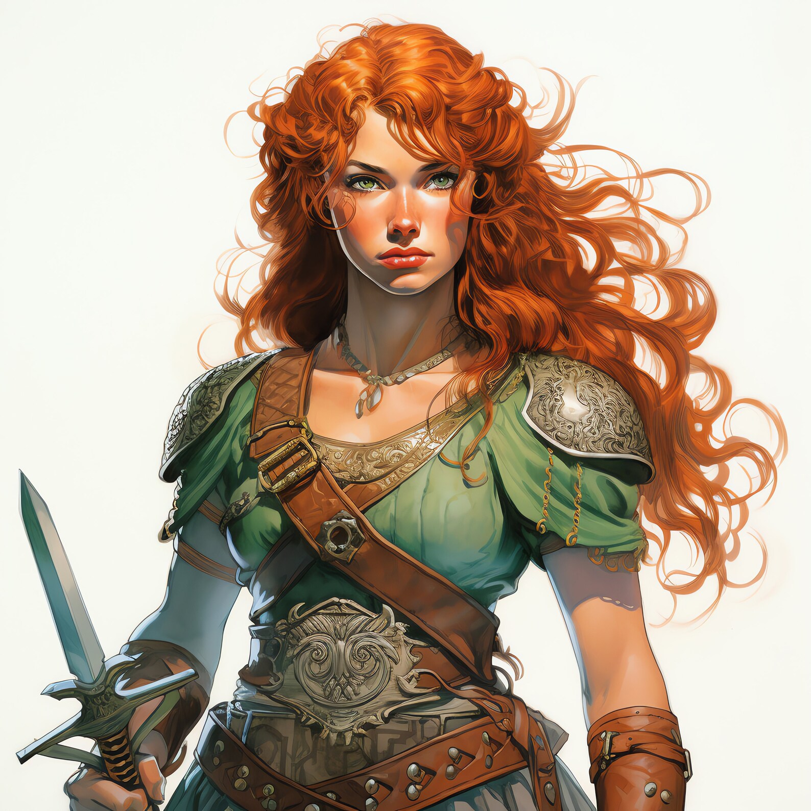 Celtic Warrior Princess Clipart 45 High Quality Jpgs Digital Download ...