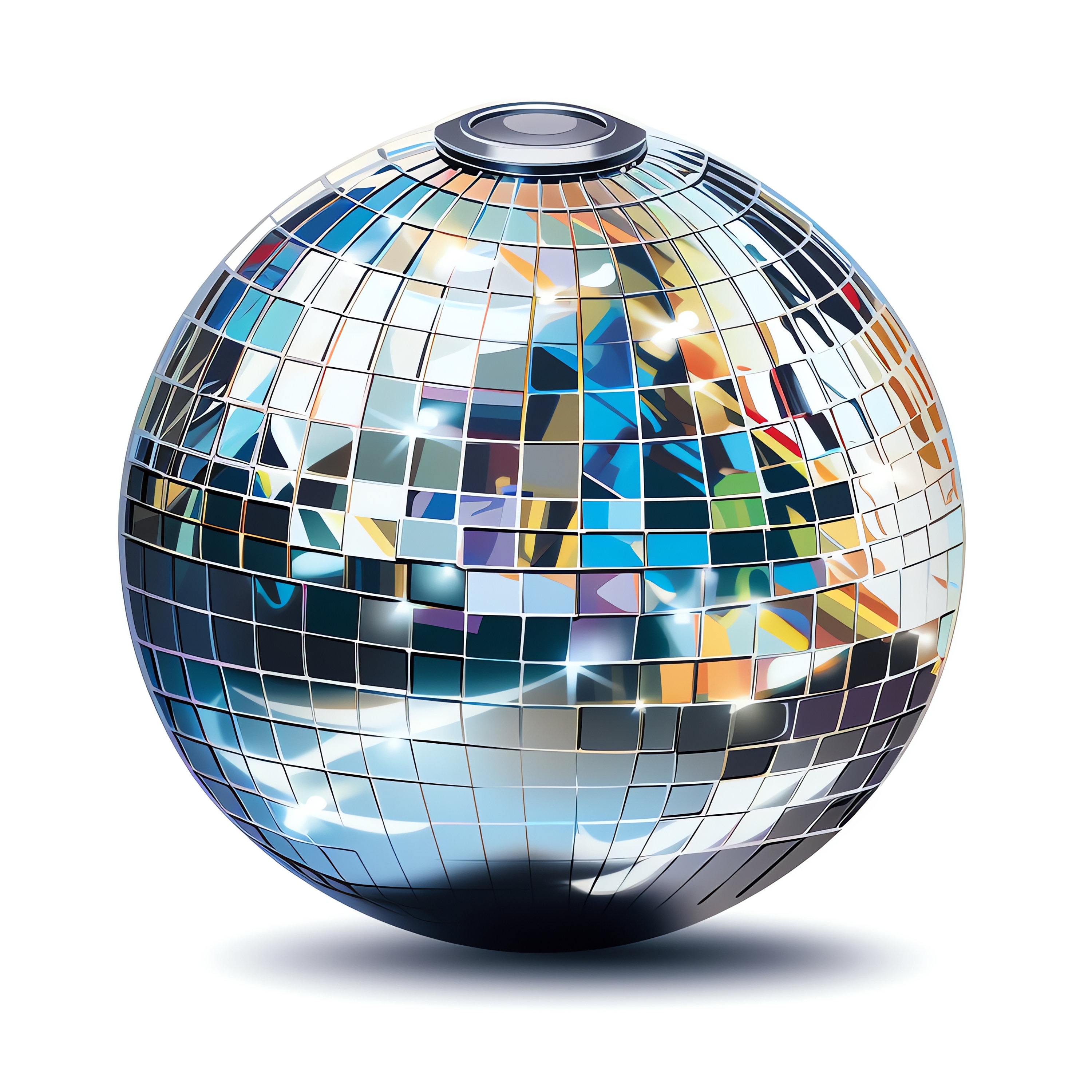 Disco Mirror Ball Clipart - 45 High Quality Jpgs - Digital Download ...