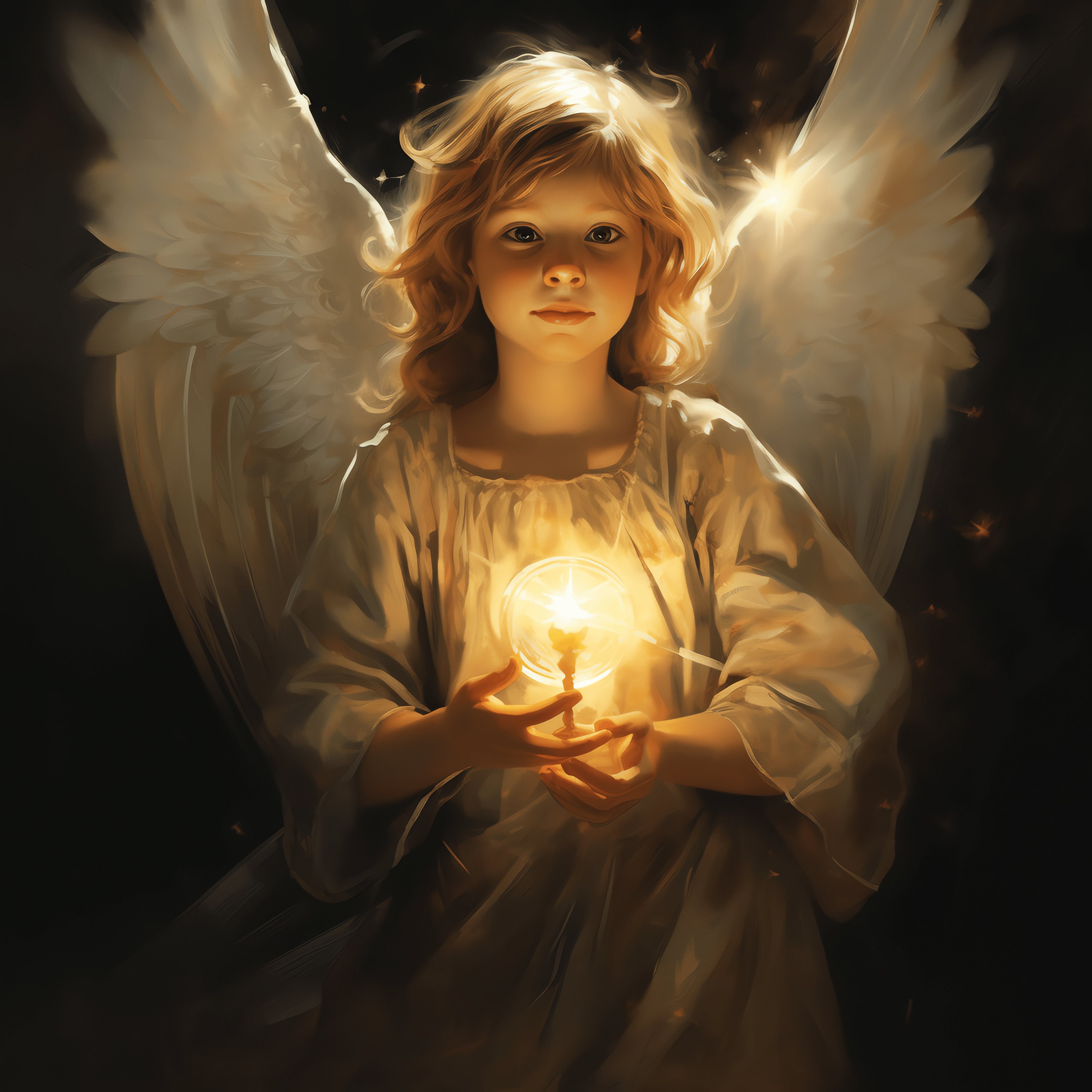 Glowing Angel PNG Clipart Bundle 35 High Quality PNG Instant Download ...