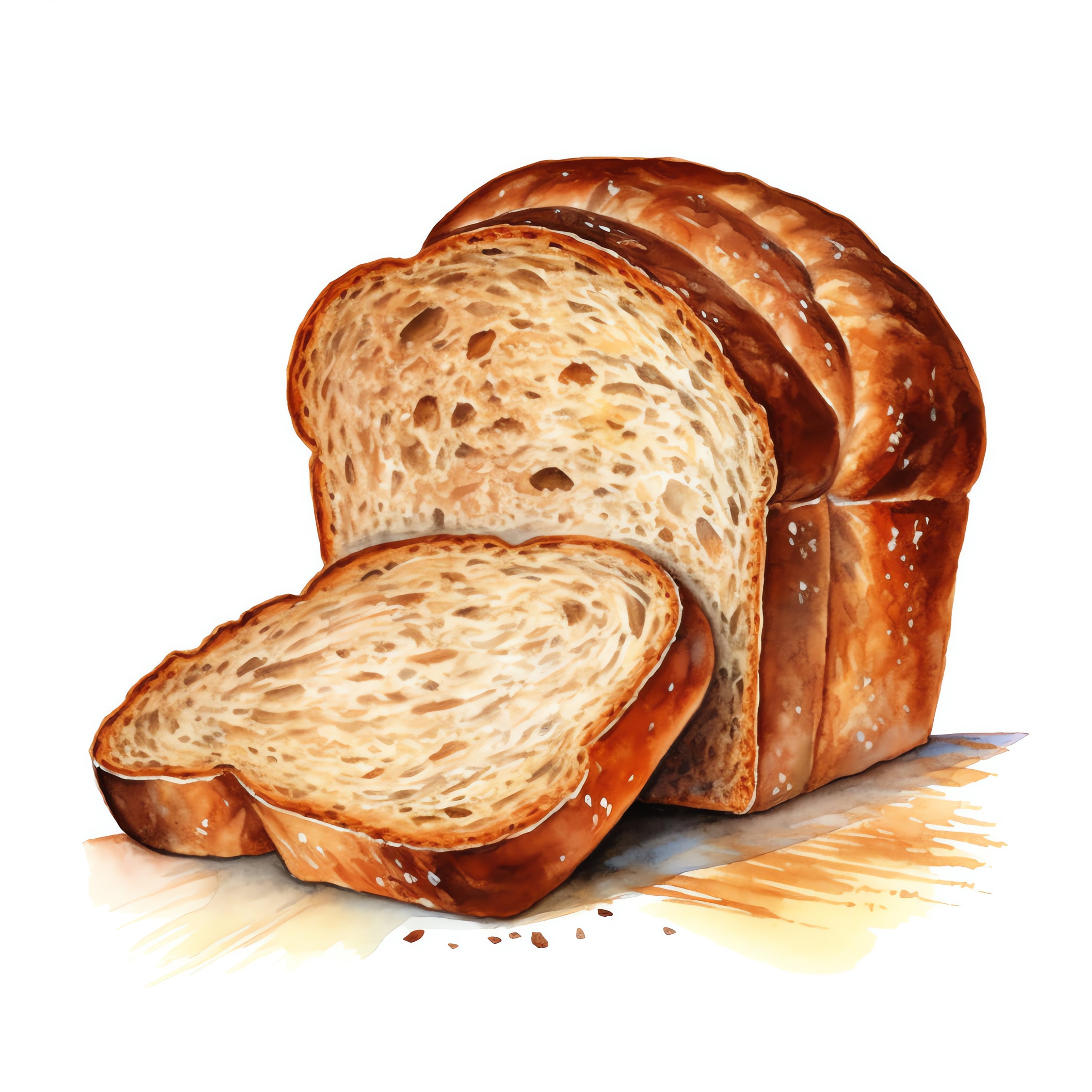 Bread Clipart - 40 High Quality Jpgs - Digital Download - Card Making ...