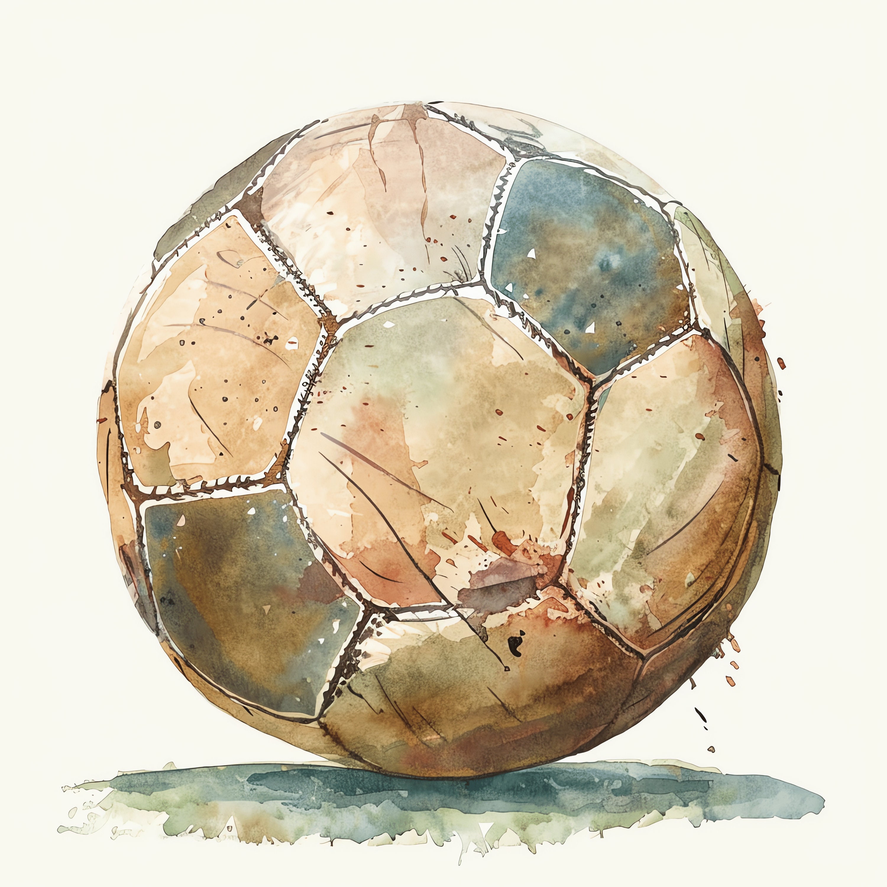 Distressed Soccer Ball PNG Clipart Bundle 51 High Quality PNG Instant ...
