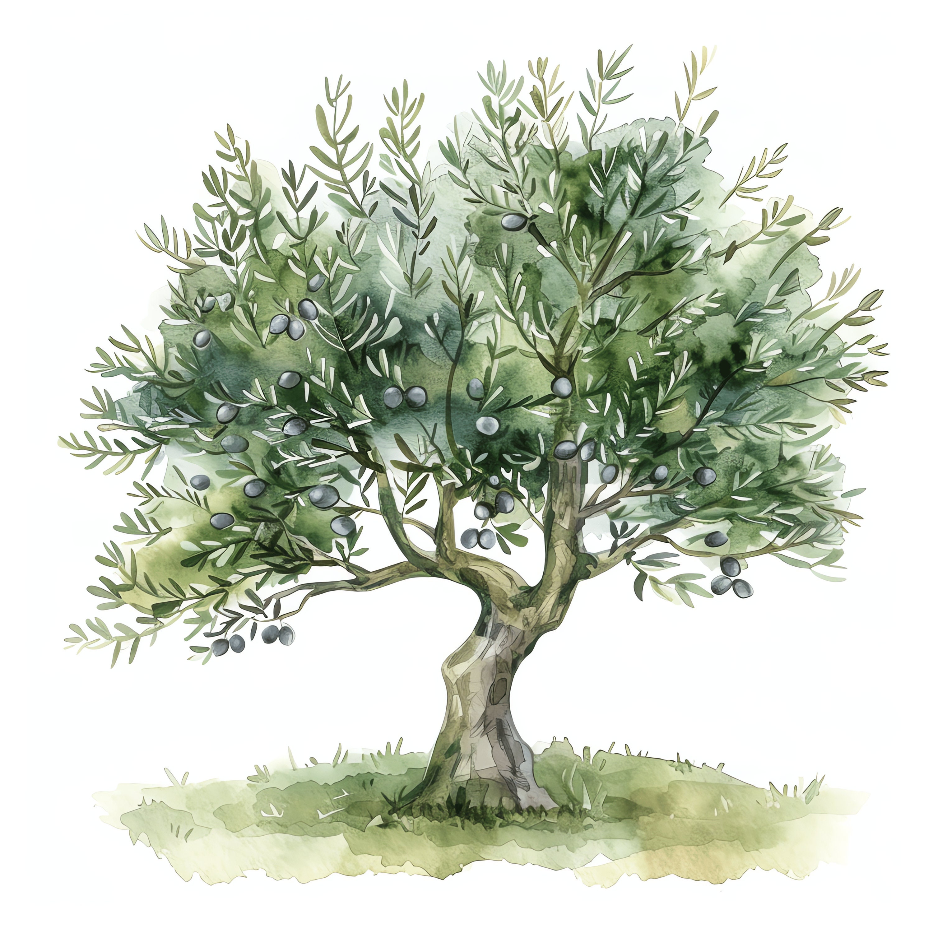Olive Tree PNG Clipart Bundle 51 High Quality PNG Instant Download Card ...