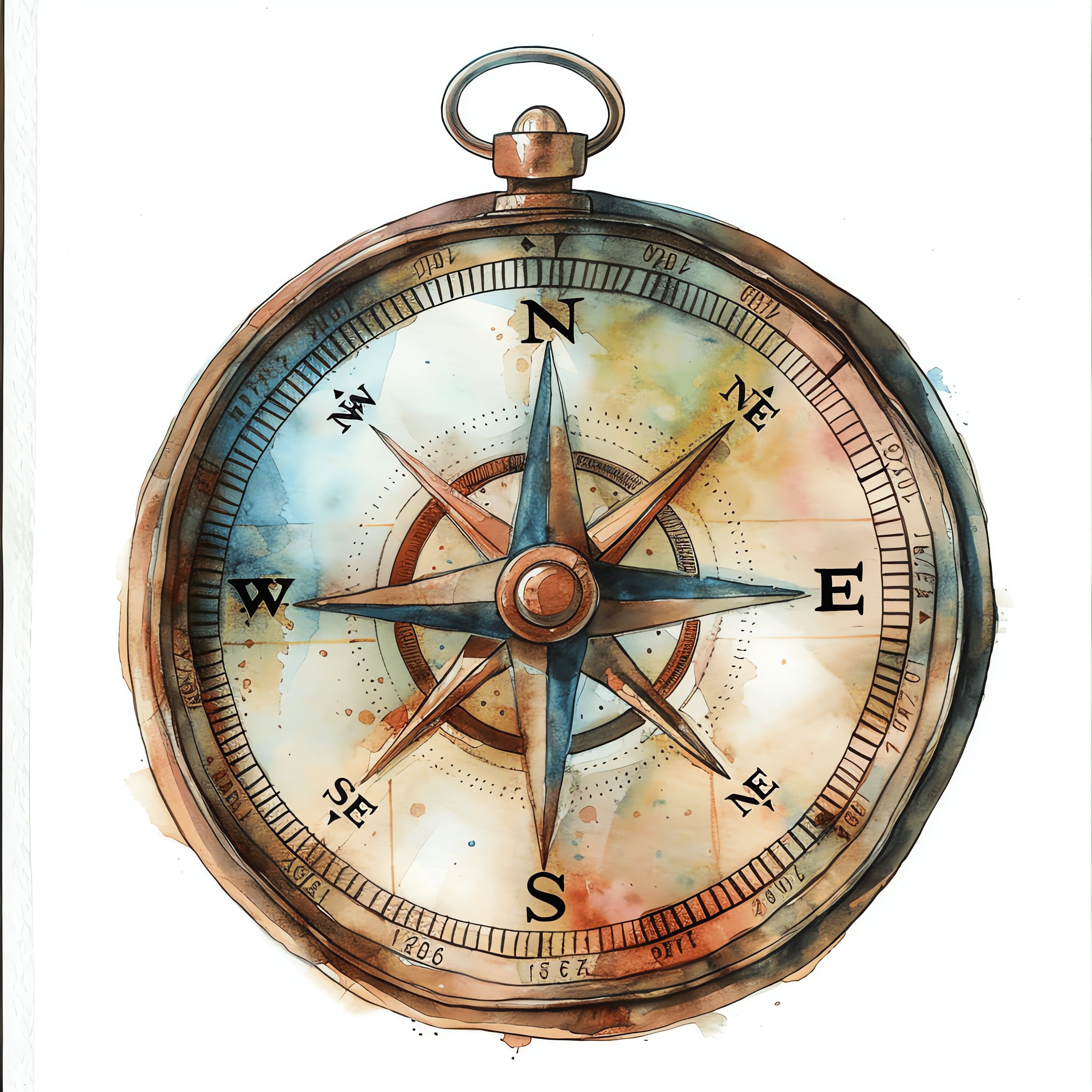 Fantasy Compass PNG Clipart Bundle 51 High Quality PNG Instant Download ...