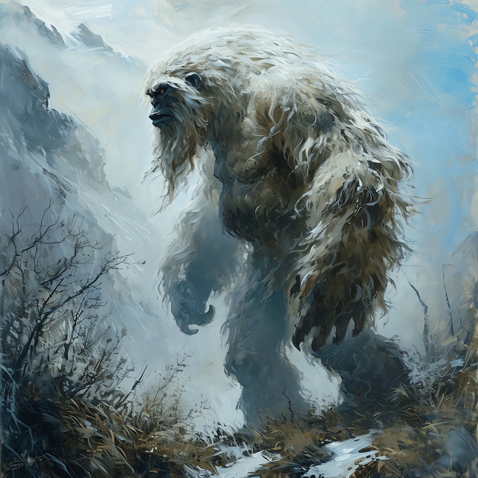 Abominable Snowman Yeti PNG Clipart Bundle 44 High Quality PNG Instant ...