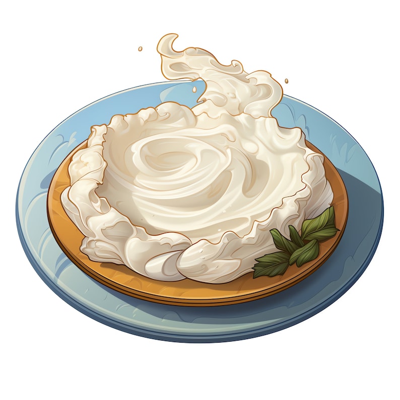 Cream Cheese Clipart 40 High Quality Jpgs Digital Download Card Making ...