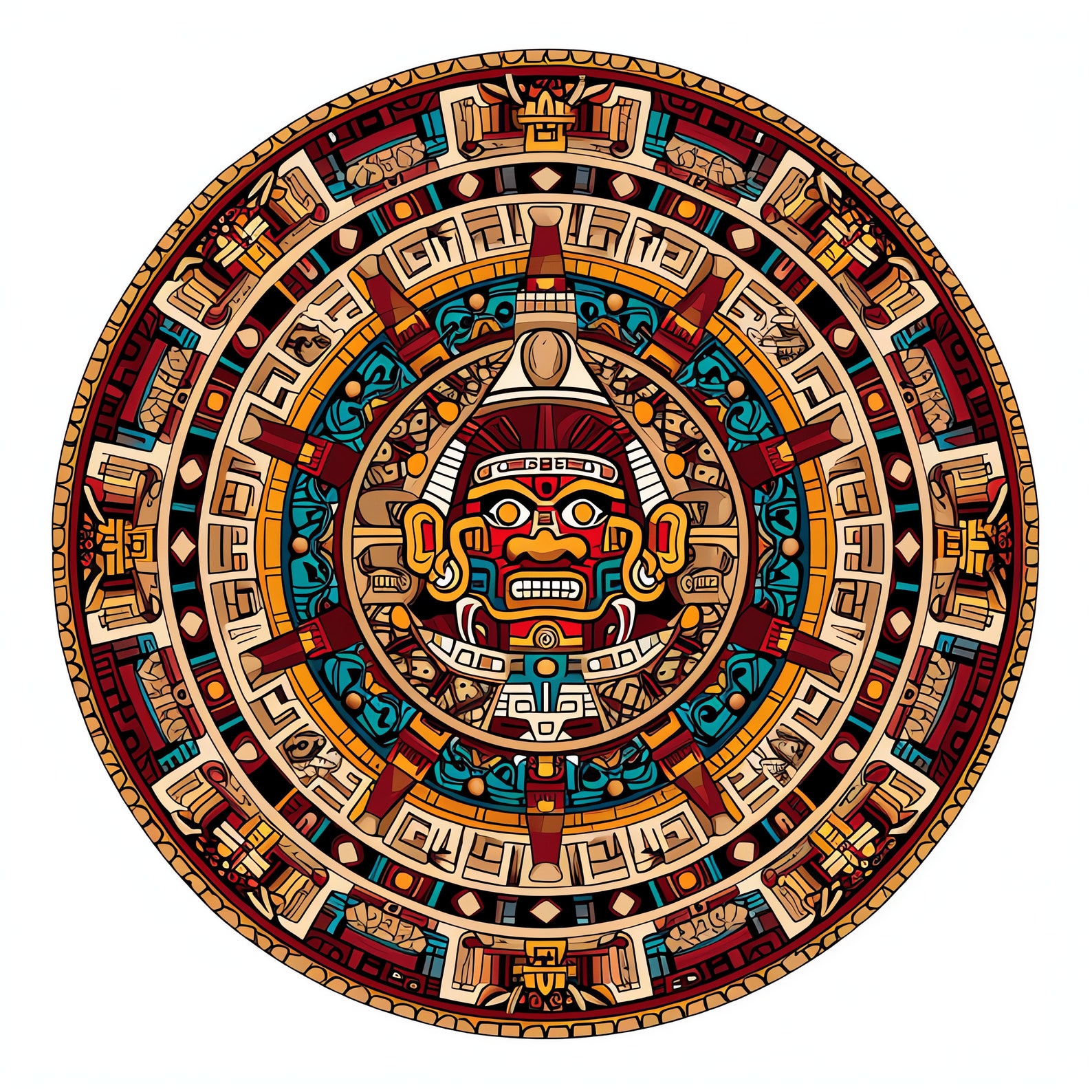 Mayan Mandala PNG Clipart Bundle - 50 High Quality PNG - Instant ...