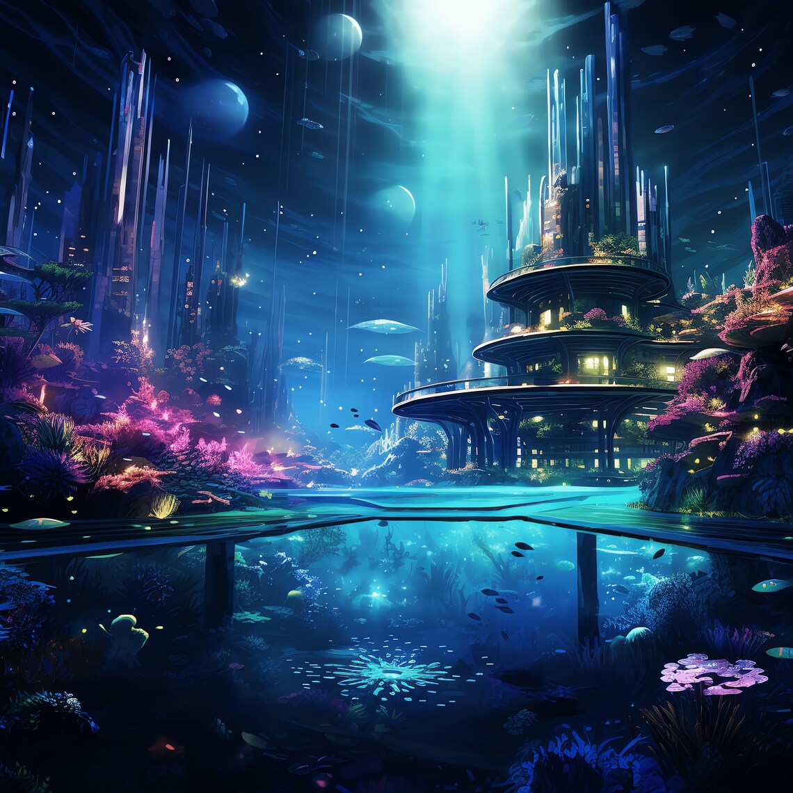 Neon Abyss PNG Clipart Bundle 50 High Quality PNG Instant Download ...