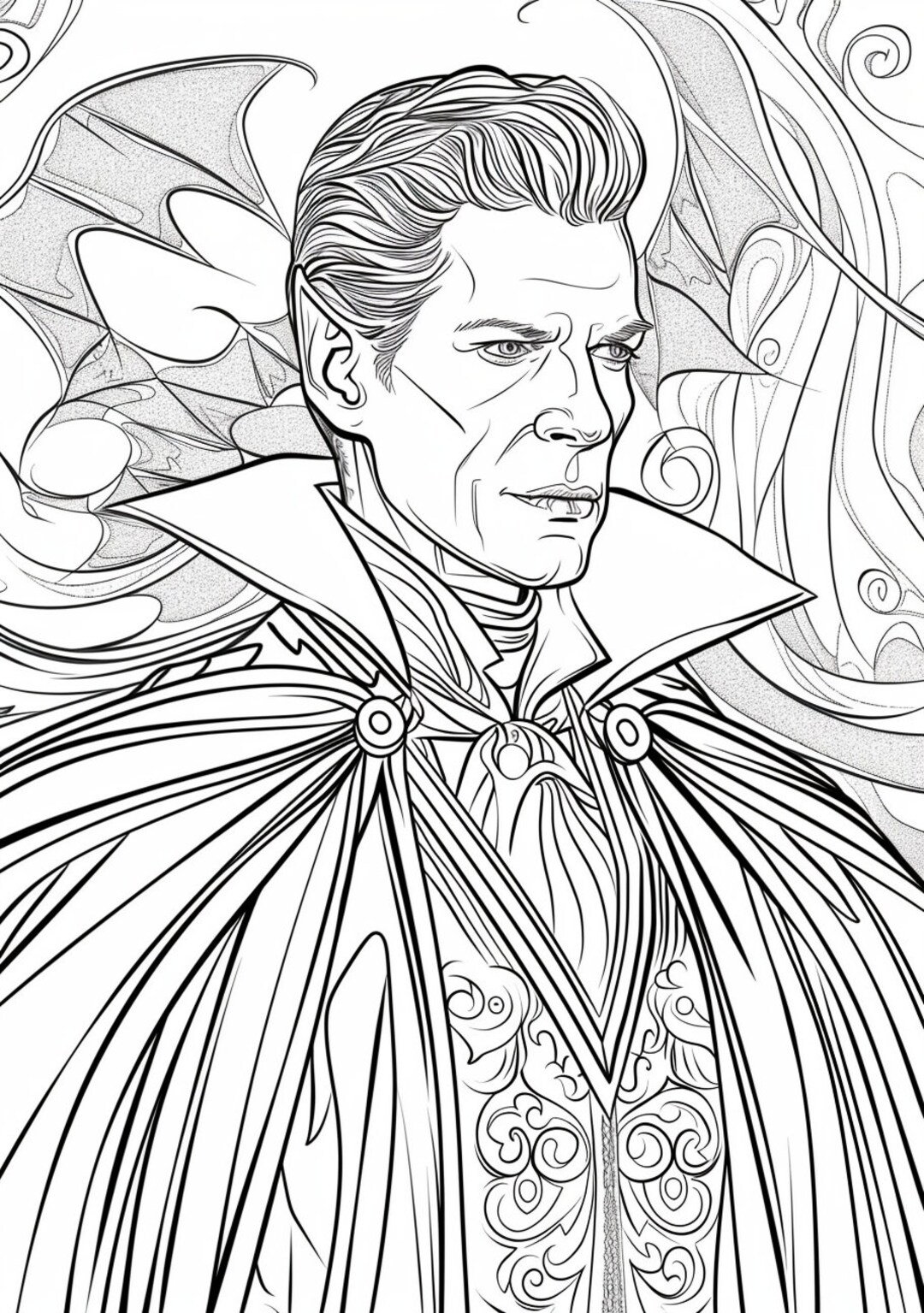 Vampire Coloring Pages PDF Bundle - 47 High Quality Images - Instant ...