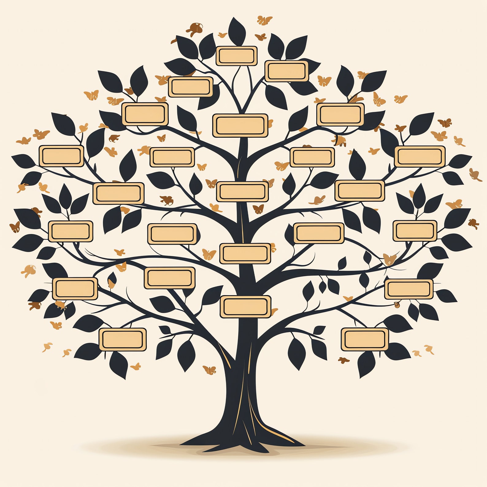 Family Tree With Placeholders PNG Clipart Bundle 40 High Quality PNG ...