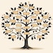 Family Tree With Placeholders PNG Clipart Bundle - 40 High Quality PNG ...