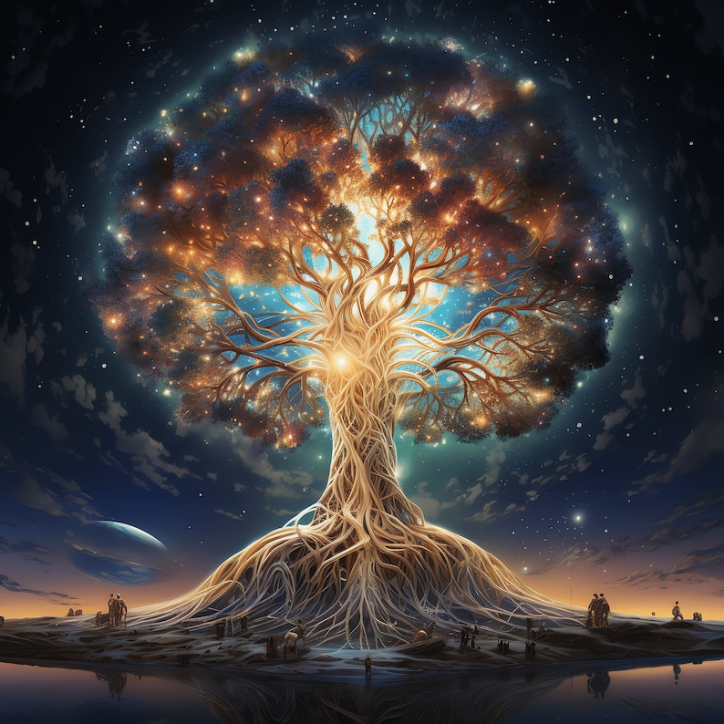 Cosmic Tree of Life PNG Clipart - 50 High Quality PNG - Instant ...