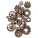 Interlocking Gears PNG Clipart Bundle - 50 High Quality PNG - Instant ...