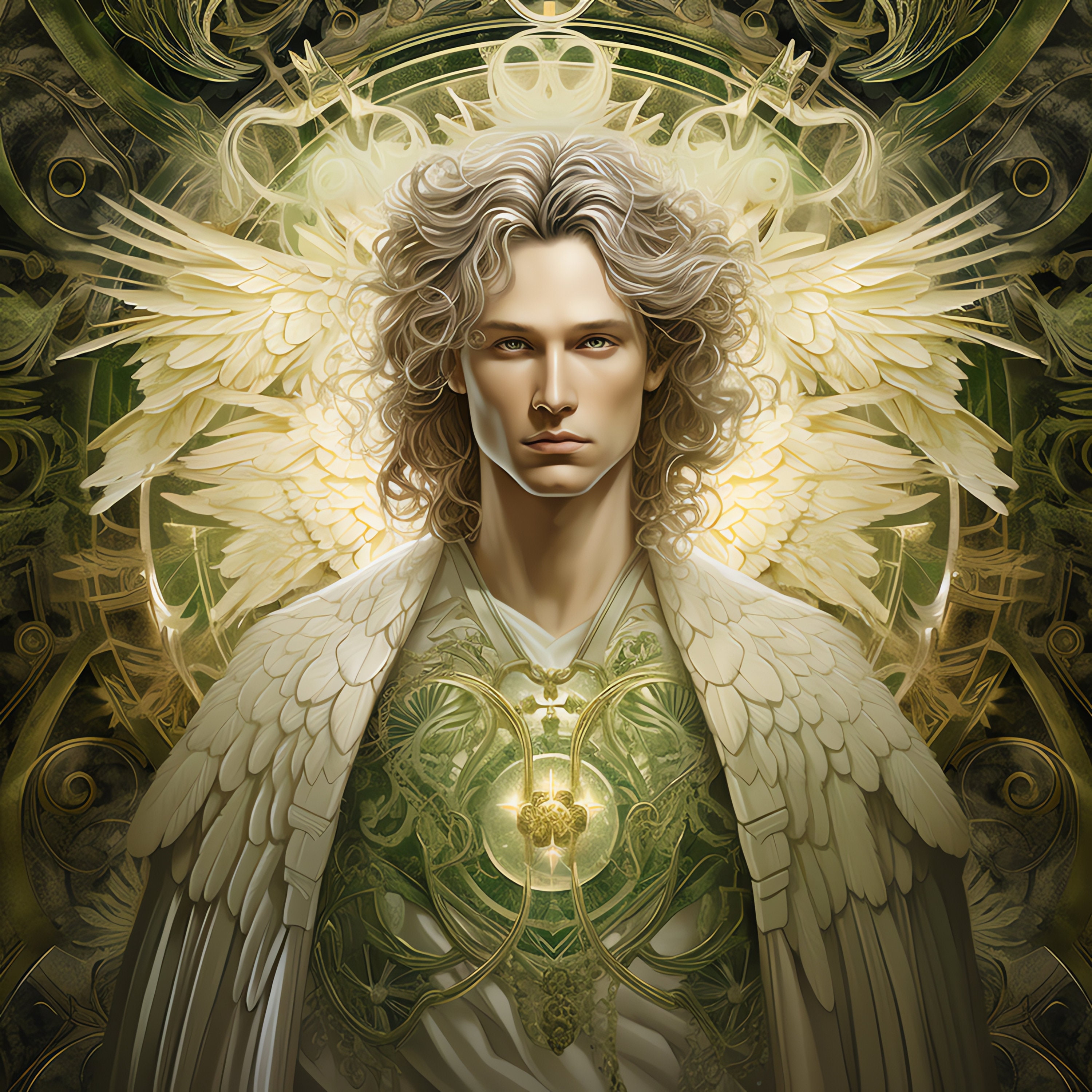 Archangel Raphael Clipart 35 High Quality Jpgs Digital Download Card ...