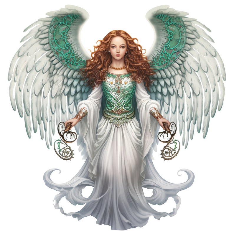 Celtic Angel Clipart 40 High Quality Jpgs Digital Download Card Making ...