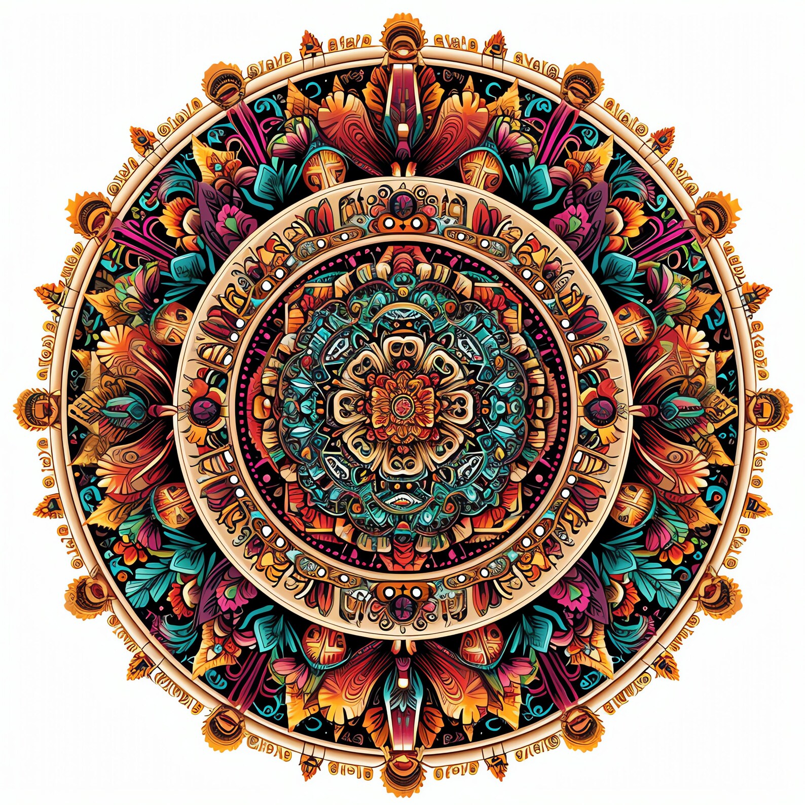 Mayan Mandala PNG Clipart Bundle - 50 High Quality PNG - Instant ...