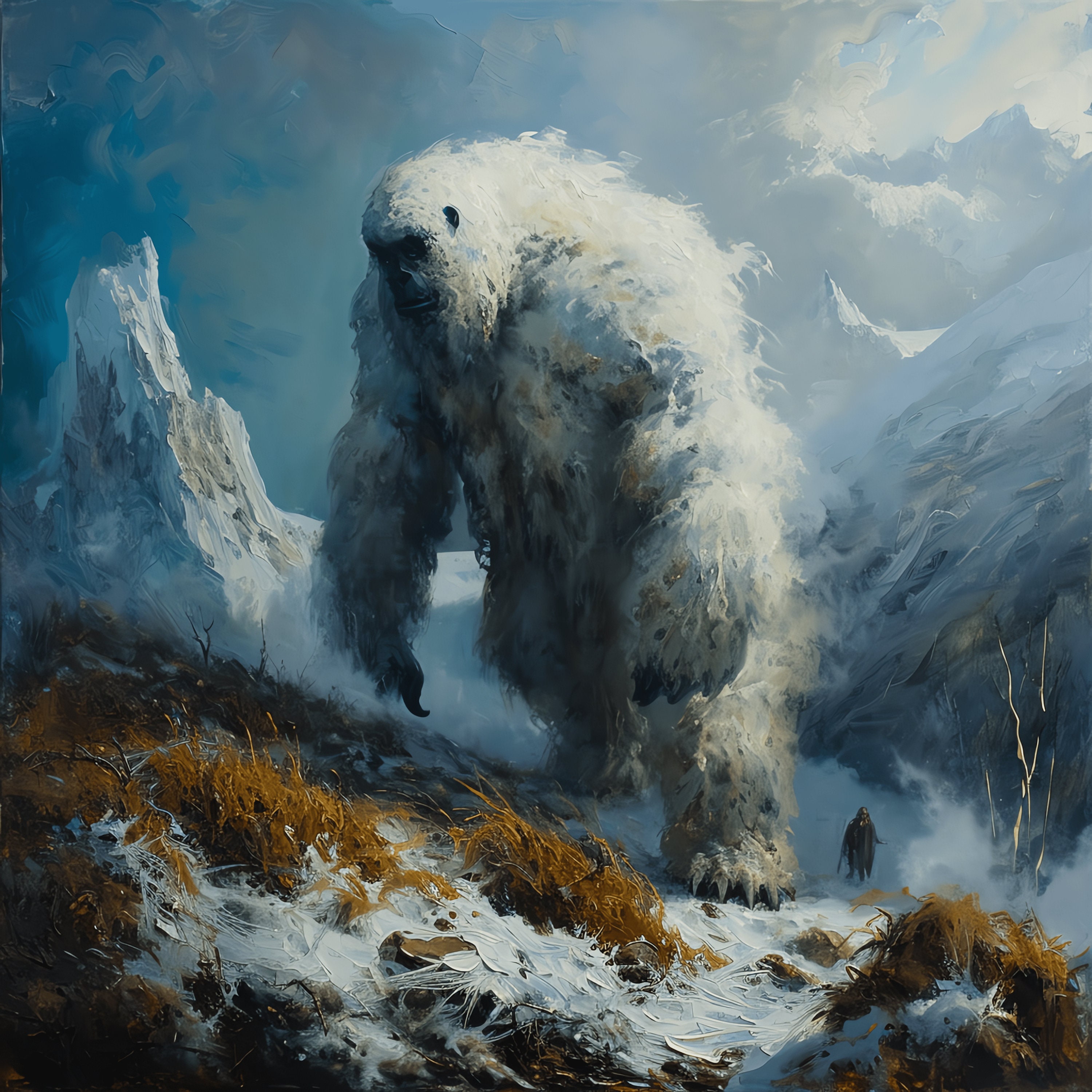 Abominable Snowman Yeti PNG Clipart Bundle - 44 High Quality PNG ...