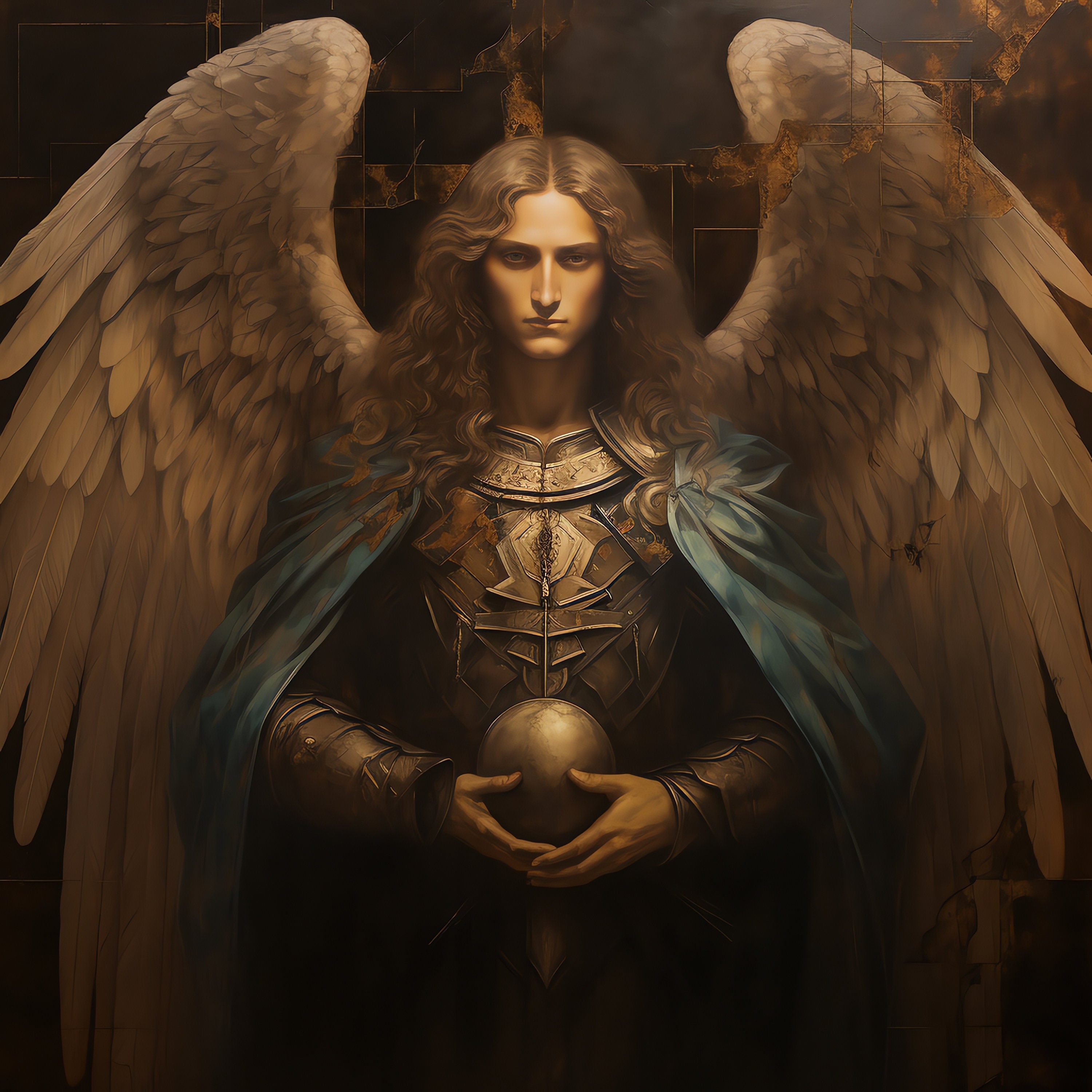 Archangel in Armor Clipart - 45 High Quality Jpgs - Digital Download ...