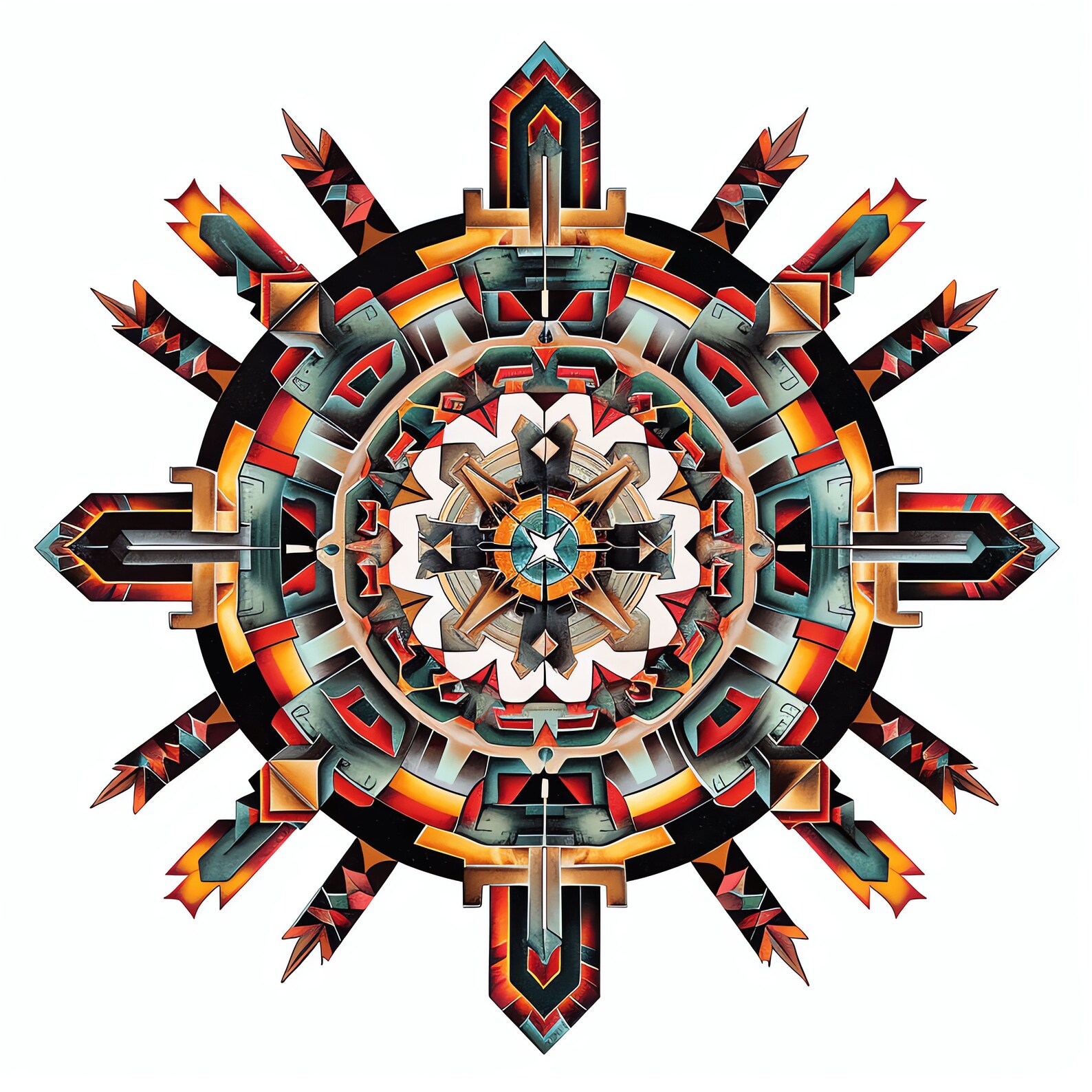 Navajo Sand Mandala PNG Bundle 51 Style High Quality PNG Instant ...