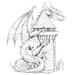 Lineart Dragon Castle Turret PNG Clipart Bundle - 46 High Quality PNG ...