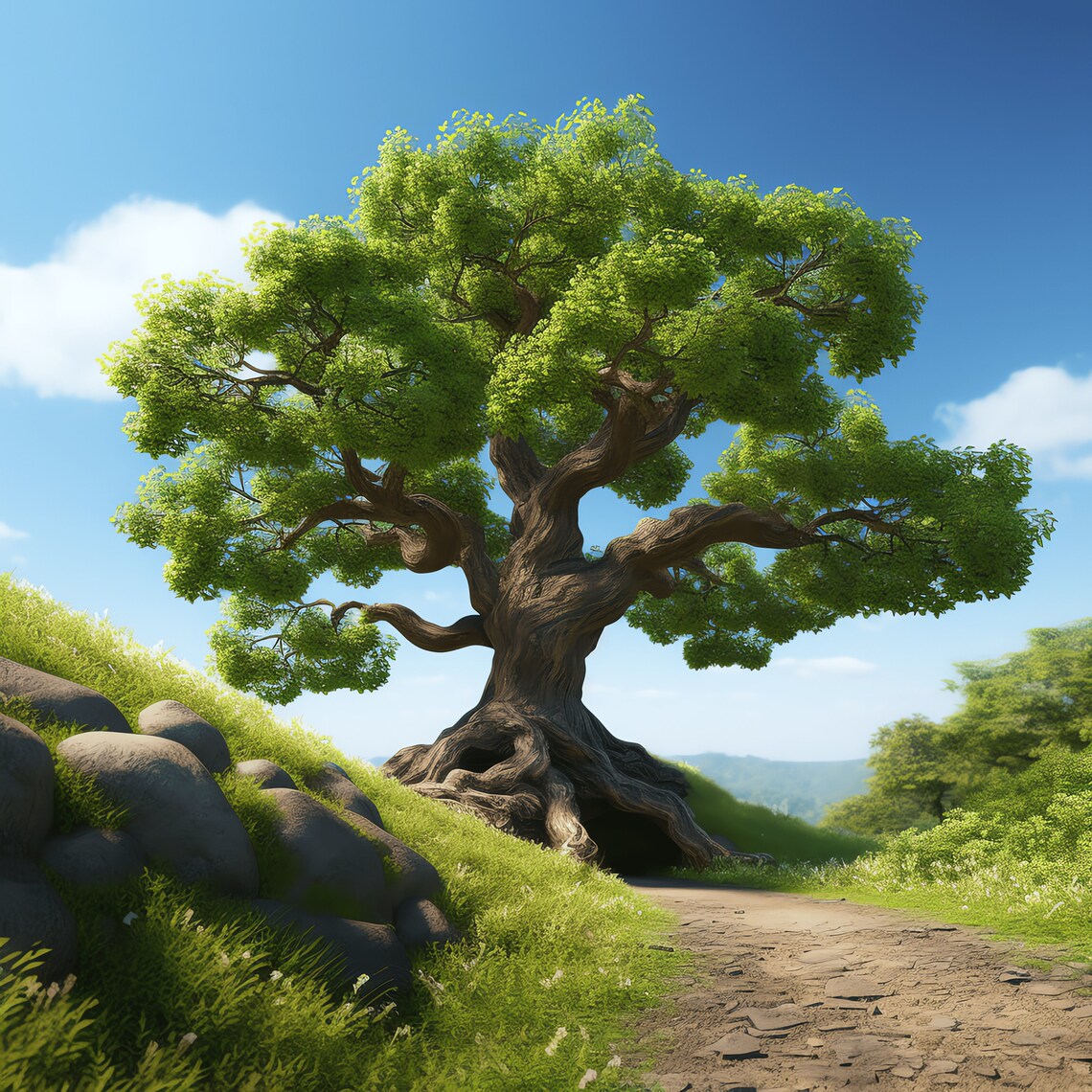 3D Assorted Tree Bundle 45 High Quality PNG Instant Download Printable ...