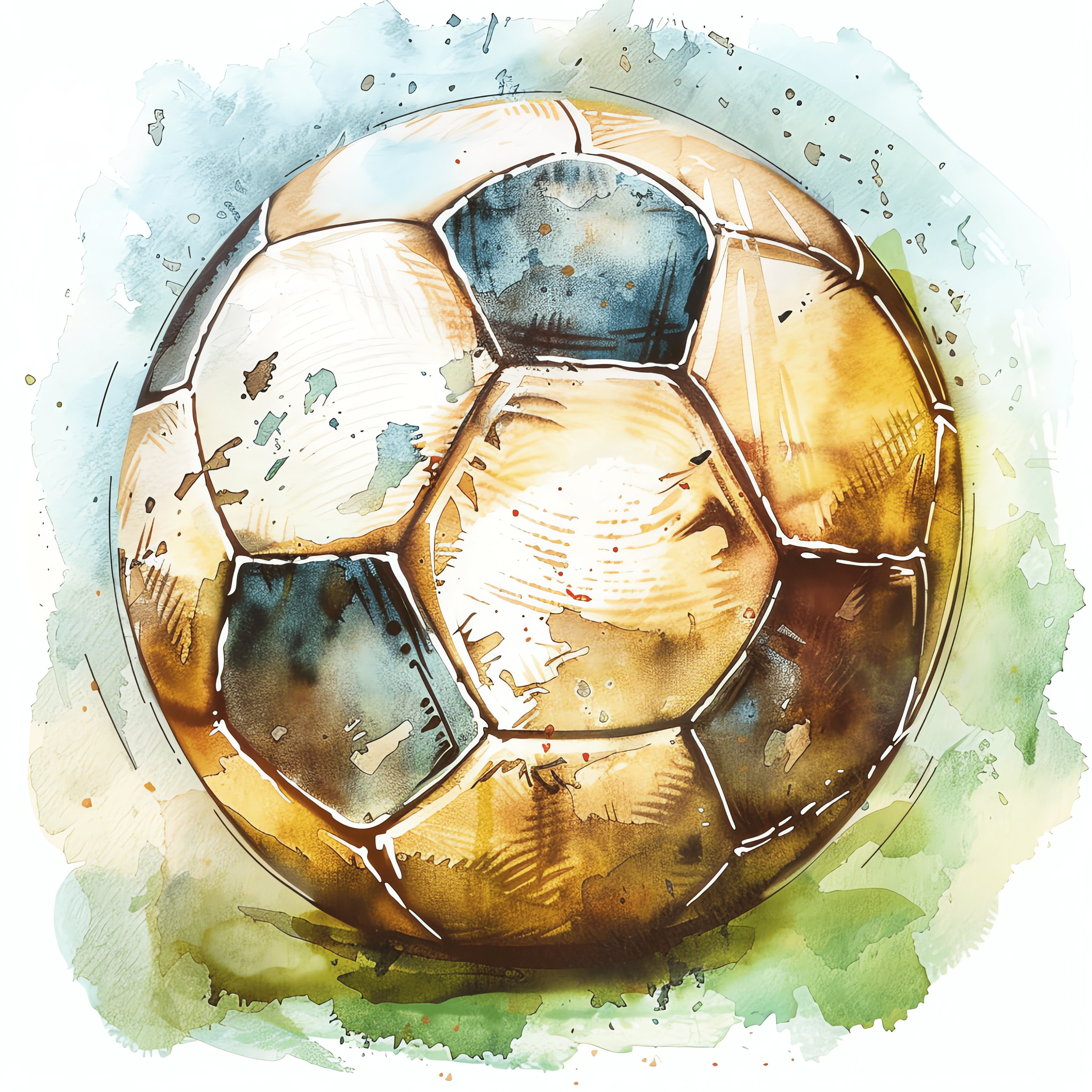 Distressed Soccer Ball PNG Clipart Bundle 51 High Quality PNG Instant ...