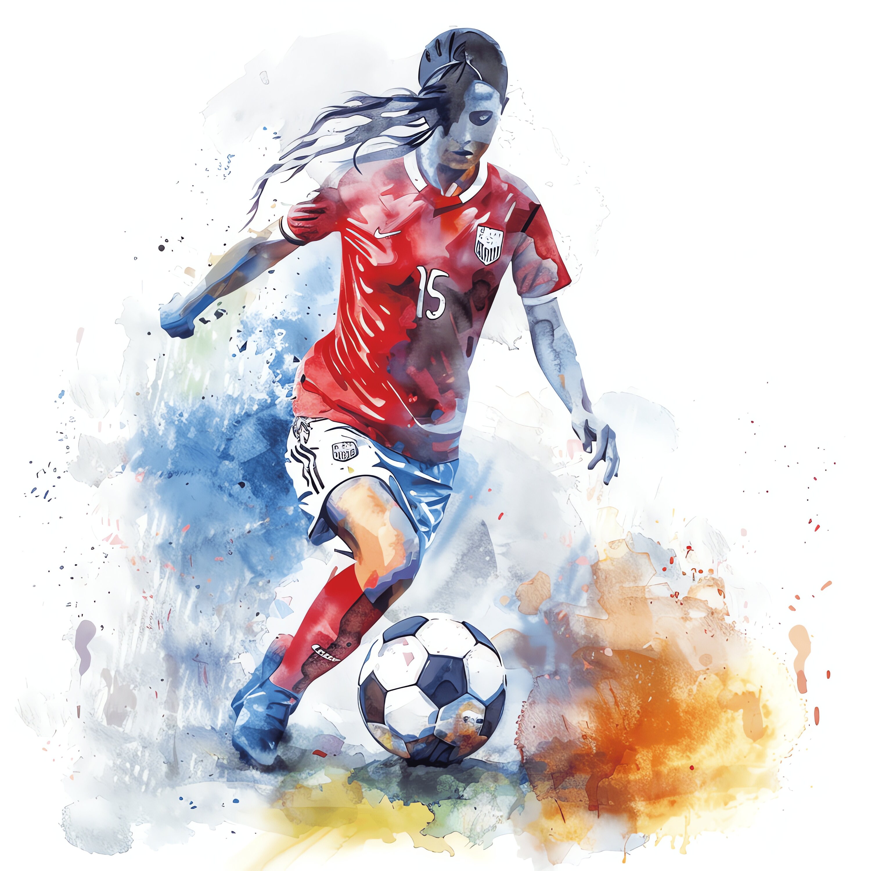 Soccer Girls PNG Clipart Bundle - 45 High Quality PNG - Instant ...