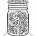 Flower Jar Coloring Pages PDF Bundle - 34 High Quality Images - Instant ...