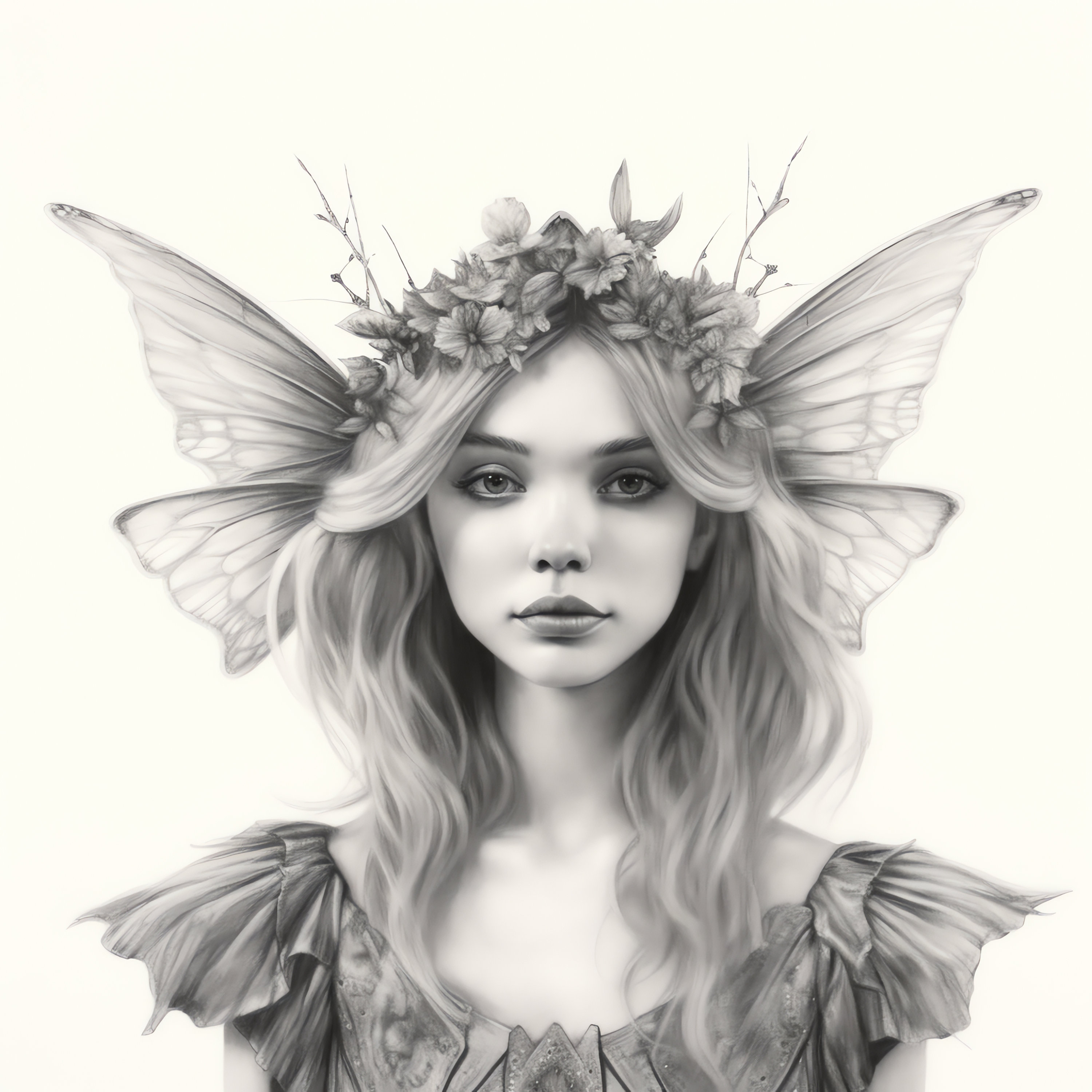 Easy Pencil Drawing Of Fairies
