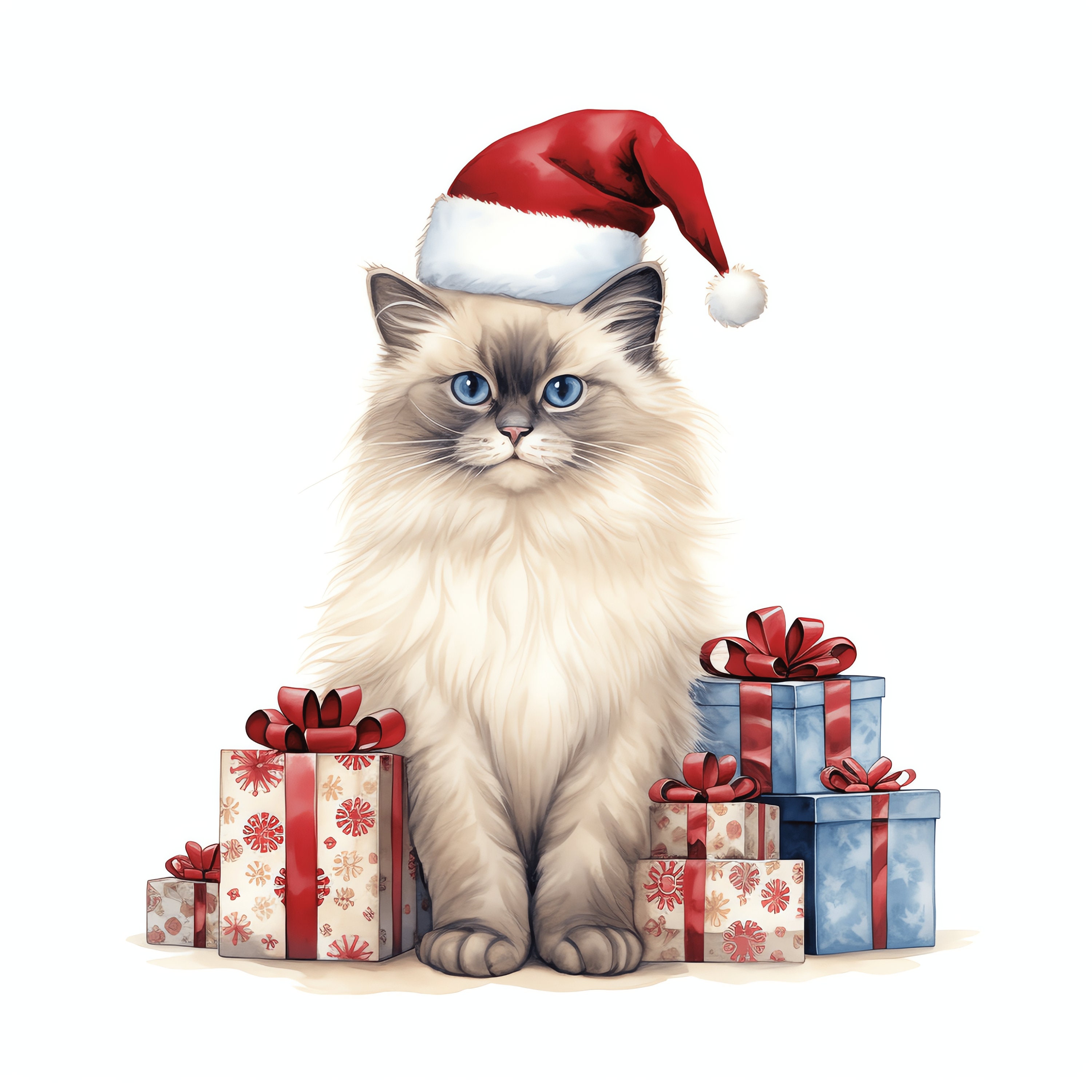 Christmas Ragdoll Cat PNG Clipart Bundle - 51 High Quality PNG ...
