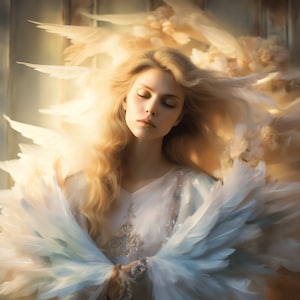 Angel Art - Ethereal, Shimmering Celestial Beauty - 45 High Quality PNG ...