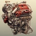Racing Engine PNG Clipart - 45 High Quality PNG - Instant Download ...