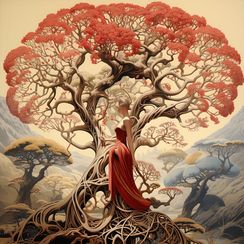 Woman Tree of Life PNG Clipart Bundle - 45 High Quality PNG - Instant ...