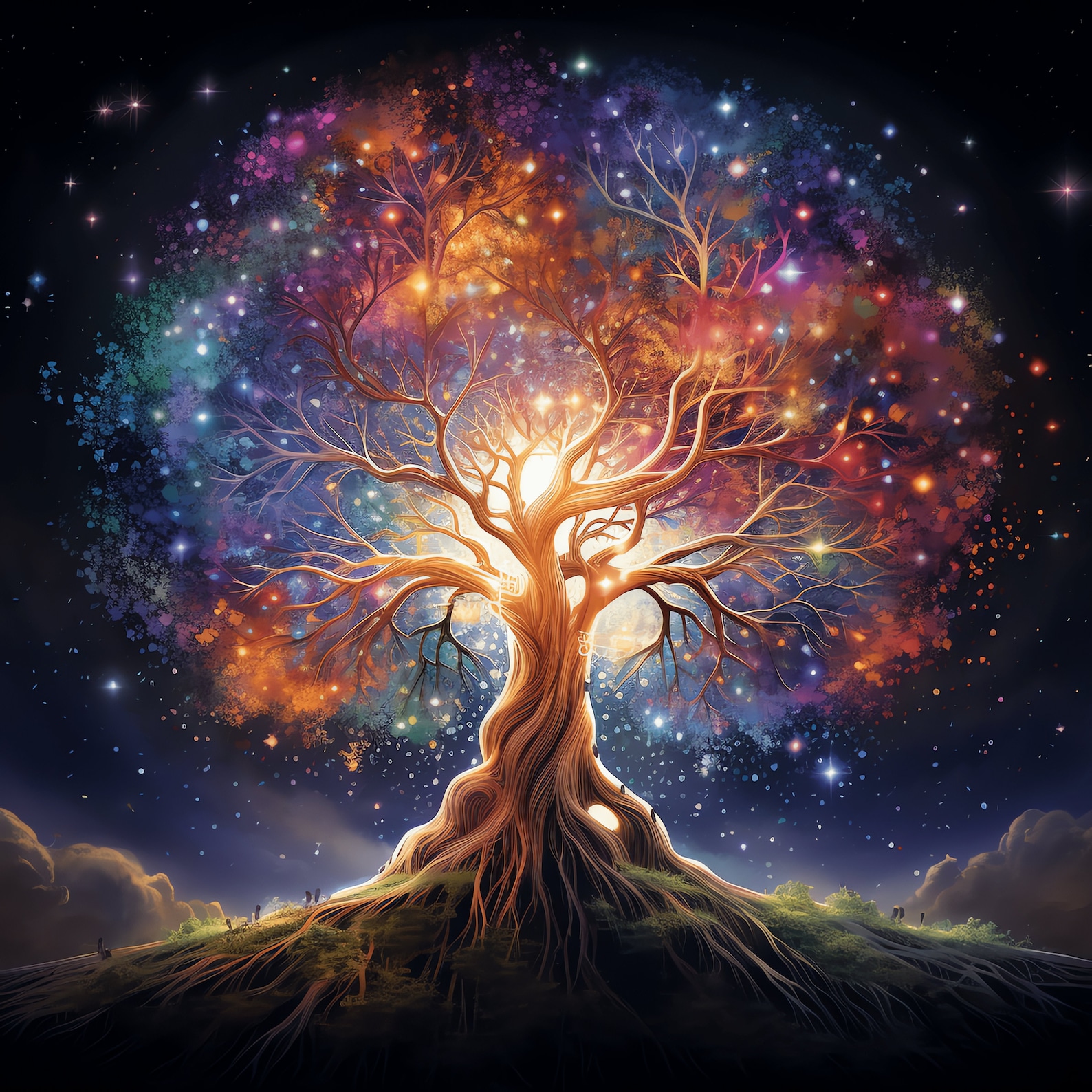 Cosmic Tree of Life PNG Clipart - 50 High Quality PNG - Instant ...