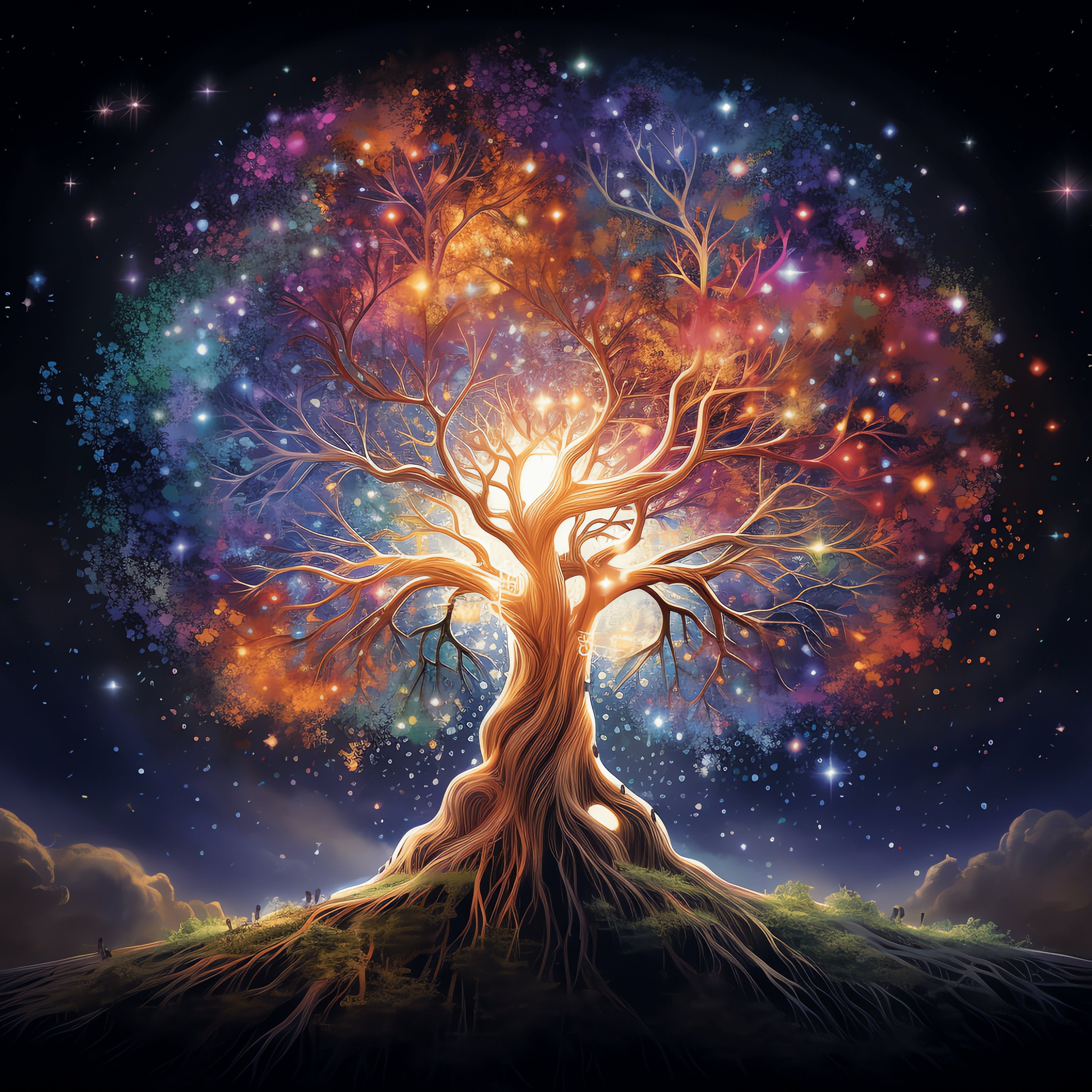 Cosmic Tree of Life PNG Clipart - 50 High Quality PNG - Instant ...